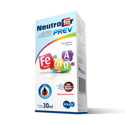 Comprar Neutrofer Prev Suspensão oral em frasco com 60mL, sabor ...