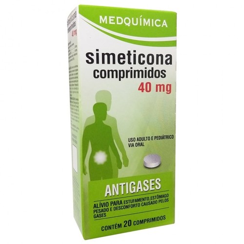 Comprar Simeticona Medquímica 125mg, caixa com 10 cápsulas | CR