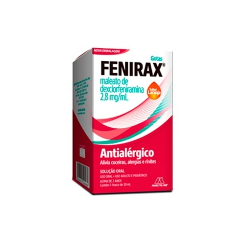 Comprar Fenirax Solução Oral 0,4mg/mL, caixa com 1 frasco com 120mL de ...