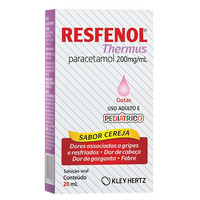 Resfenol Thermus Gotas: Bula original, extraída manualmente da Anvisa | CR