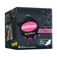 Ofertas de Absorvente Intimus Evolution regular, com abas, 8 unidades | CR