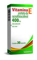 Vitamina E (Acetato de Racealfatocoferol): Bula original, extraída ...
