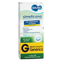 Simeticona Cápsula EMS: Bula original, extraída manualmente da Anvisa | CR