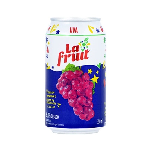 Ofertas de Suco La Fruit uva, lata com 350mL | CR