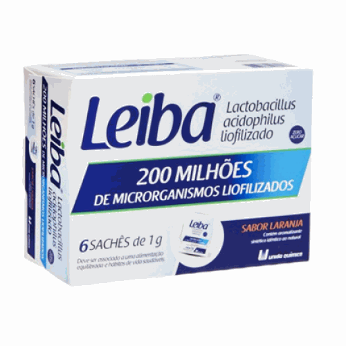 Comprar Leiba 200mi, caixa com 6 sachês com 1g de pó para solução de ...