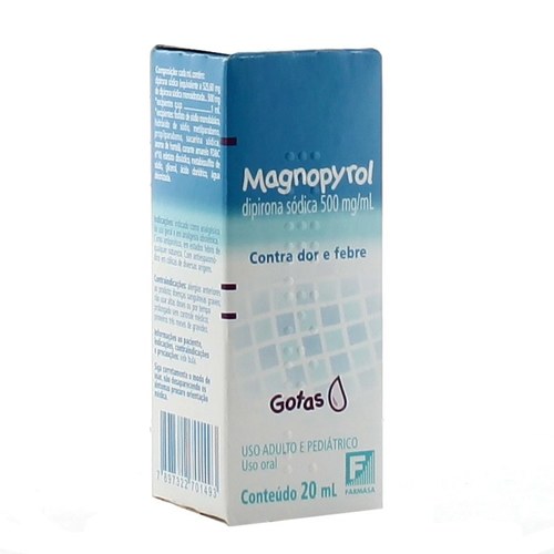 Comprar Magnopyrol 500mg/mL, caixa com 1 frasco gotejador com 20mL de ...