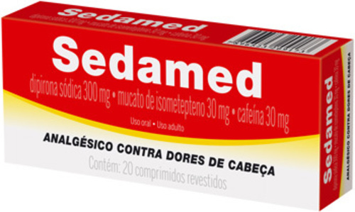 Comprar Sedamed 30mg + 300mg + 30mg, caixa com 20 comprimidos ...