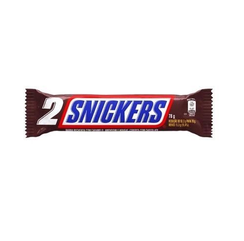 Ofertas de Chocolate Snickers duo, 1 unidade com 78g | CR