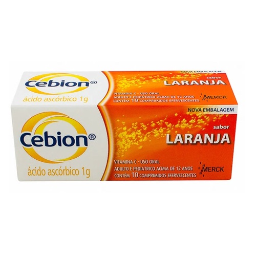 Comprar Cebion 1g, caixa com 10 comprimidos efervescentes, sabor ...