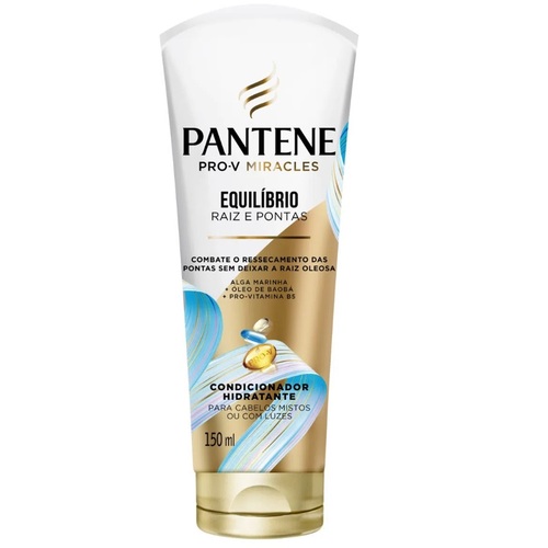 Ofertas de Condicionador Hidratante Pantene Pro-V Miracles Equílibrio Raiz e Pontas 150mL | CR
