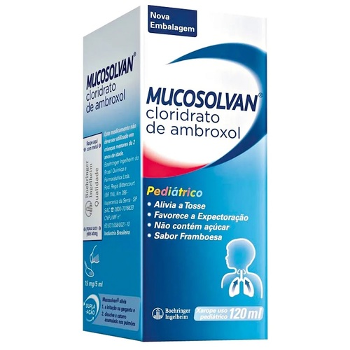 Comprar Mucosolvan 3mg/mL, caixa com 1 frasco com 120mL de xarope de ...