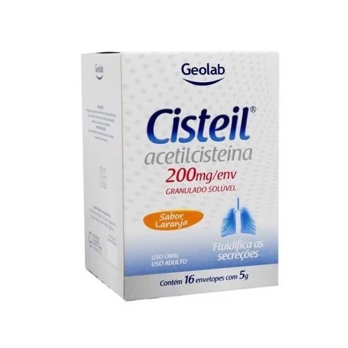 Comprar Cisteil 200mg/g, caixa com 16 envelopes com 5g de granulado ...