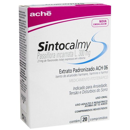 Comprar Sintocalmy 300mg, caixa com 20 comprimidos revestidos | CR