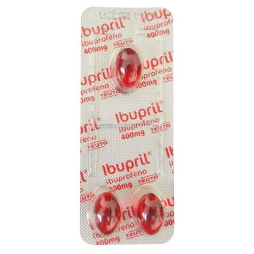 Comprar Ibupril Cápsula 400mg, blíster com 3 cápsulas gelatinosas moles ...