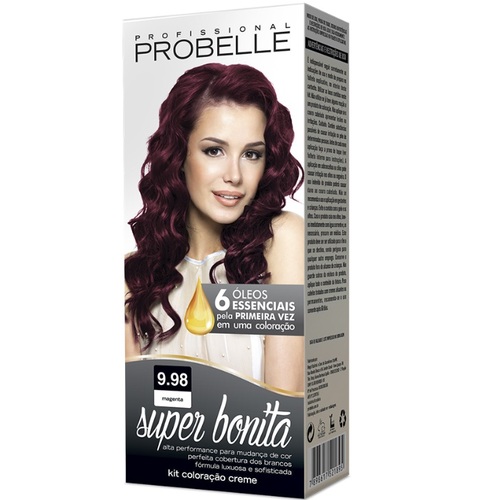 Ofertas de Tintura Profissional Probelle Super Bonita nº 9.98 magenta | CR