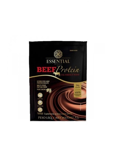 Ofertas de Beef Protein Essential Nutrition cacau, sachê, 1 unidade com ...