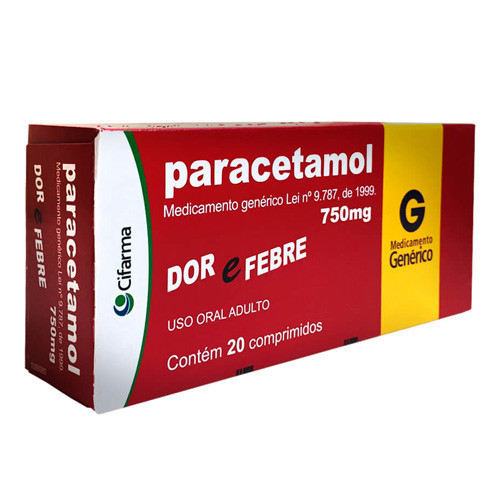 Comprar Paracetamol Cifarma 750mg, caixa com 200 comprimidos (embalagem ...