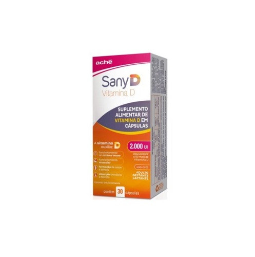 Ofertas de Sany D Vitamina D 2.000UI, caixa com 30 cápsulas | CR
