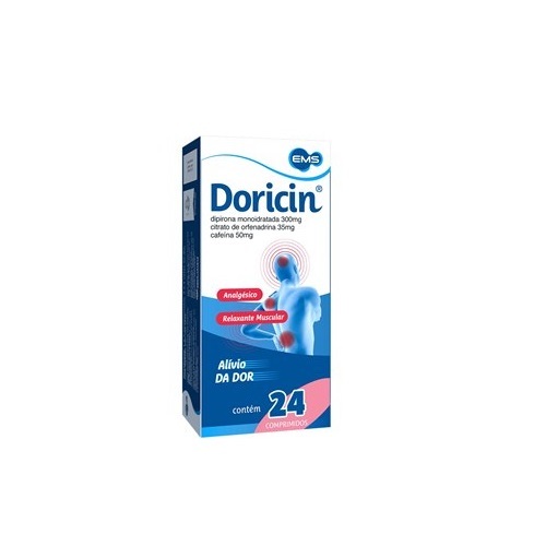 Comprar Doricin 35mg + 300mg + 50mg, caixa com 24 comprimidos | CR
