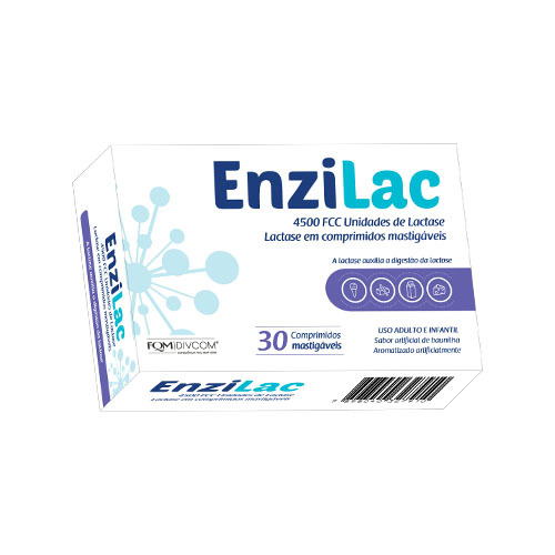 Comprar Enzilac 4500 FCC, caixa com 30 comprimidos mastigáveis | CR