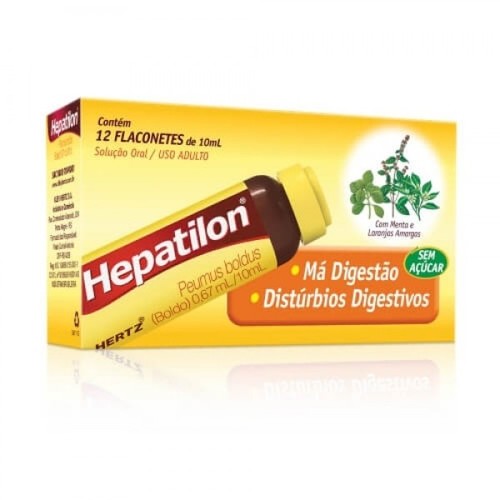 Comprar Hepatilon 0,67mL/10mL, caixa com 12 flaconetes de 10mL de ...