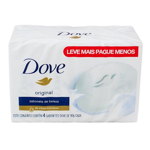 Ofertas De Sabonete Dove Original Barra 4 Unidades Com 90g Cada Cr