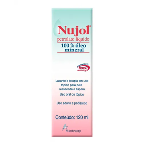 Comprar Nujol 1mL/mL, caixa com 1 frasco com 120mL de óleo mineral | CR