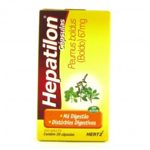 Comprar Hepatilon 67mg, caixa com 20 cápsulas | CR