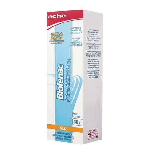 Comprar Biofenac 11,6mg/g, caixa com 1 bisnaga com 30g de gel de uso ...