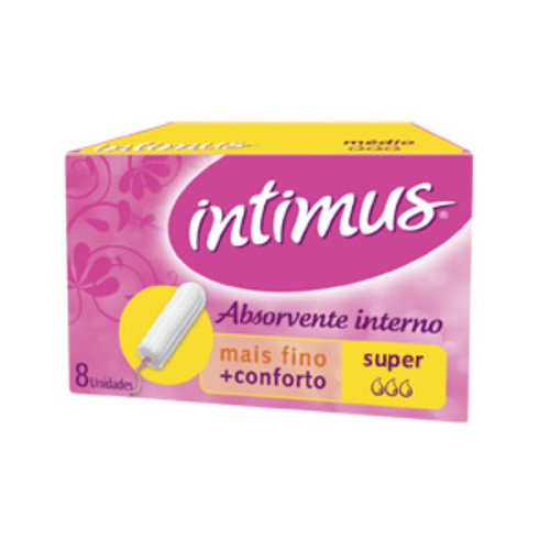 Ofertas de Absorvente Interno Intimus super com 8 unidades | CR