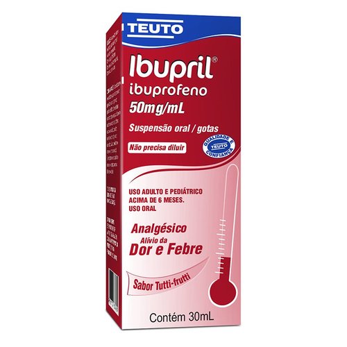 Comprar Ibupril Gotas 50mg/mL, caixa com 1 frasco gotejador com 30mL de ...
