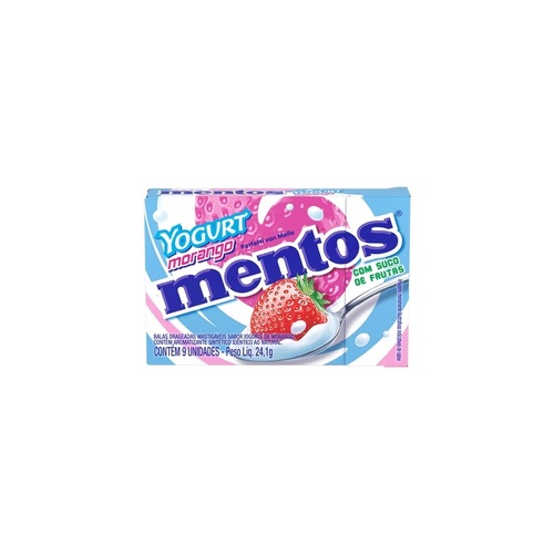 Ofertas de Bala Mastigável Mentos Slim Box morango e yogurt com 24,1g | CR