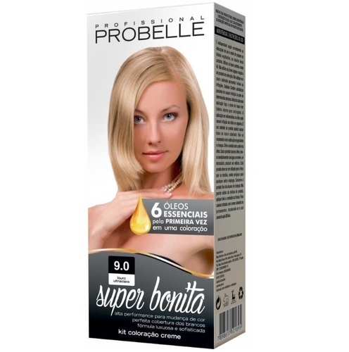 Ofertas de Tintura Profissional Probelle Super Bonita nº 9.0 louro ...