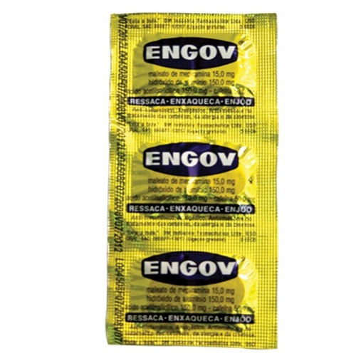 Comprar Engov 15mg + 150mg +150mg + 50mg, blíster com 6 comprimidos | CR