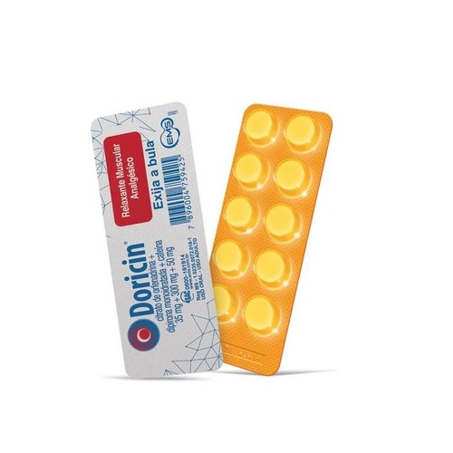 Comprar Doricin 35mg + 300mg + 50mg, blister com 10 comprimidos | CR
