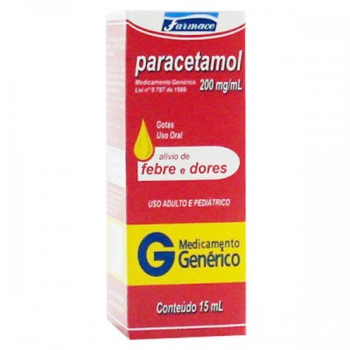 Comprar Paracetamol Farmace 200mg/mL, caixa com 1 frasco gotejador com ...