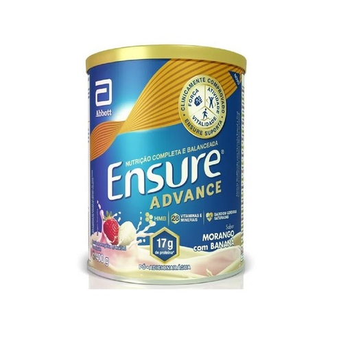 Ofertas de Ensure Advance morango e banana, lata, 1 unidade com 400g | CR