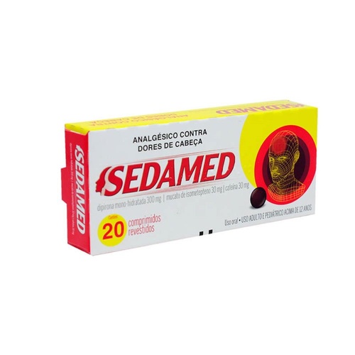Comprar Sedamed 30mg + 300mg + 30mg, caixa com 20 comprimidos ...