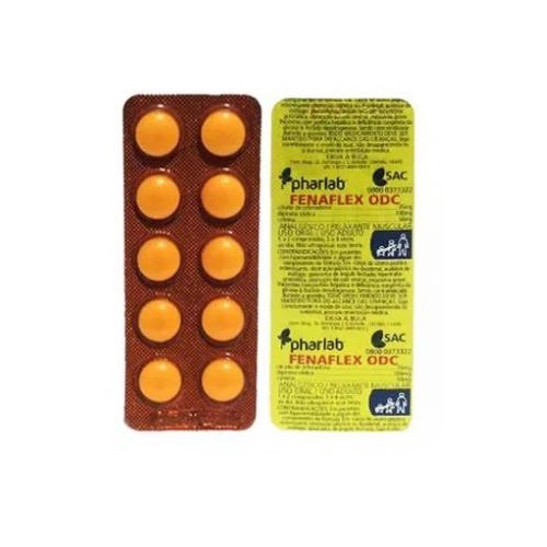 Comprar Fenaflex-ODC 35mg + 300mg + 50mg, blíster com 10 comprimidos | CR