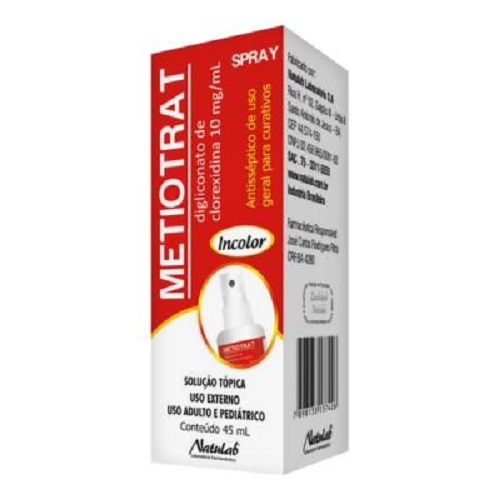 Ofertas de Metiotrat 10mg/mL, caixa com 1 frasco spray com 45mL de ...
