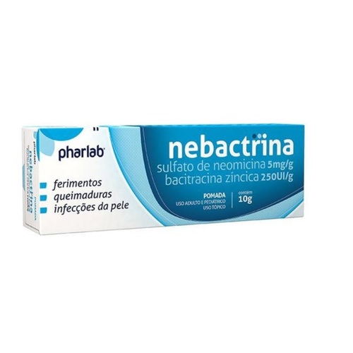 Comprar Nebactrina 5mg/g + 250UI/g, caixa com 1 bisnaga com 10g de ...