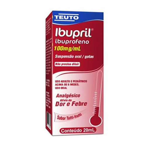 Comprar Ibupril Gotas 100mg/mL, caixa com 1 frasco gotejador com 20mL ...