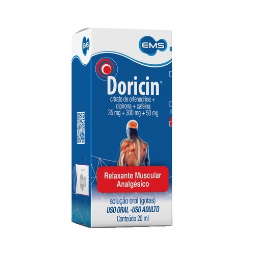 Comprar Doricin 35mg/mL + 300mg/mL + 50mg/mL, caixa com 1 frasco ...