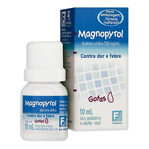 Comprar Magnopyrol 500mg/mL, caixa com 1 frasco gotejador com 10mL de ...