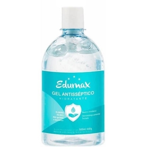 Comprar Álcool Gel 70% Edumax frasco com 500mL de gel de uso ...