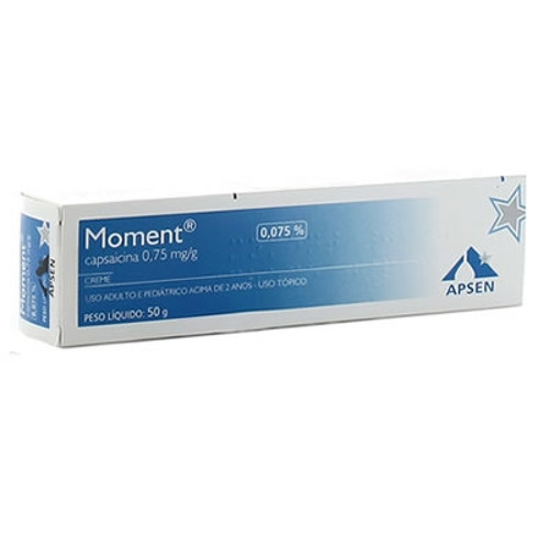 Comprar Moment 0,75mg/g, caixa com 1 bisnaga com 50g de creme de uso ...