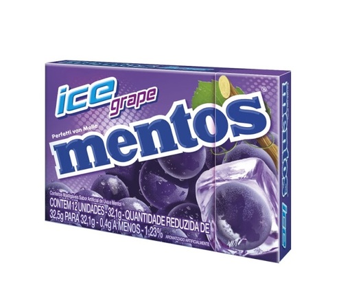Ofertas de Bala Mastigável Mentos Slim Box ice grape com 32,1g | CR
