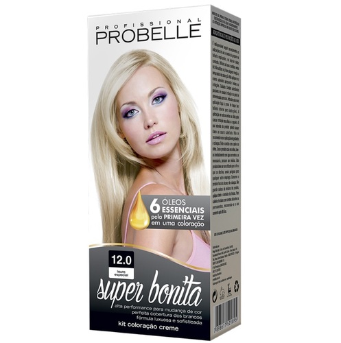 Ofertas de Tintura Profissional Probelle Super Bonita nº 12.0 louro ...