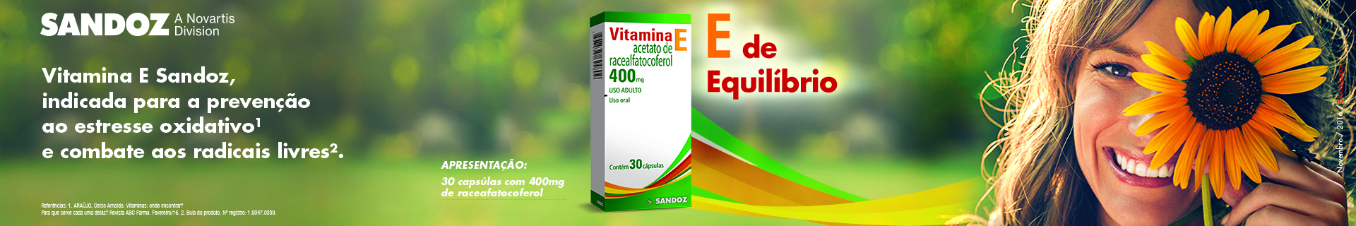Vitamina E - Sandoz com Menor Preço e onde Comprar Online | CR